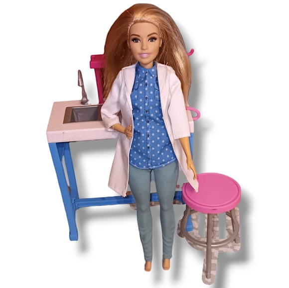 Barbie | Toys | Barbie You Can Be Anything Science Lab Scientist Barbie ...